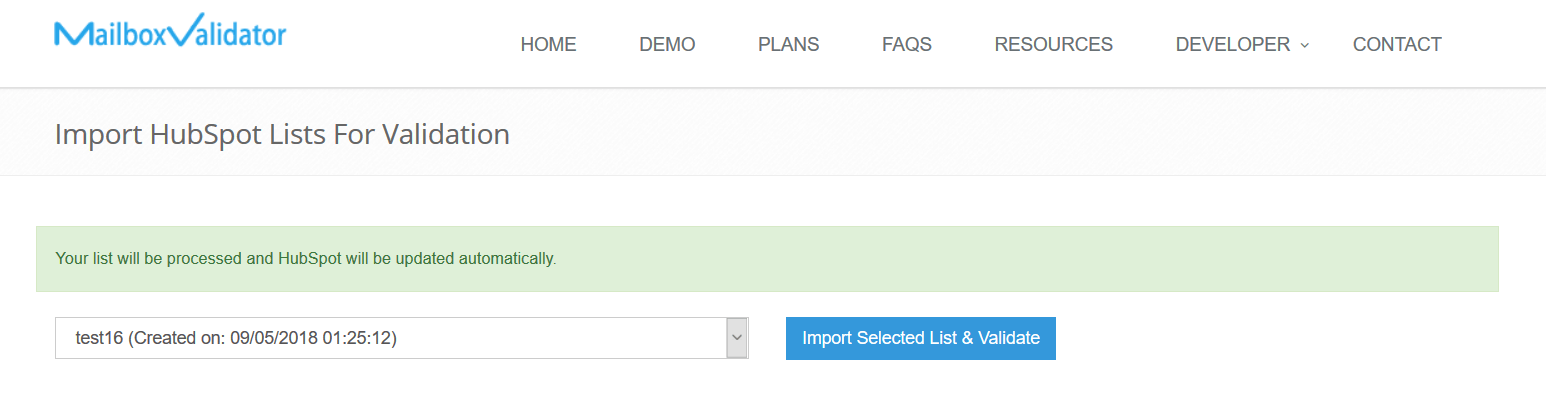 How to import email list from HubSpot - MailboxValidator Articles