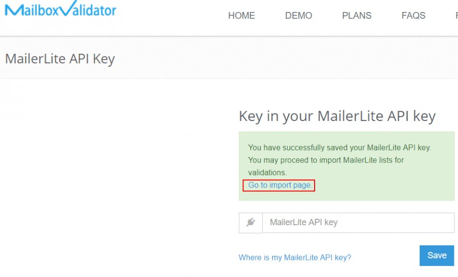 How to import email list from MailerLite - MailboxValidator Articles