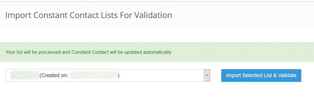 How to import email list from Constant Contact - MailboxValidator Articles