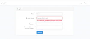 How to use MailboxValidator Laravel Email Validation Package to validate email during ...
