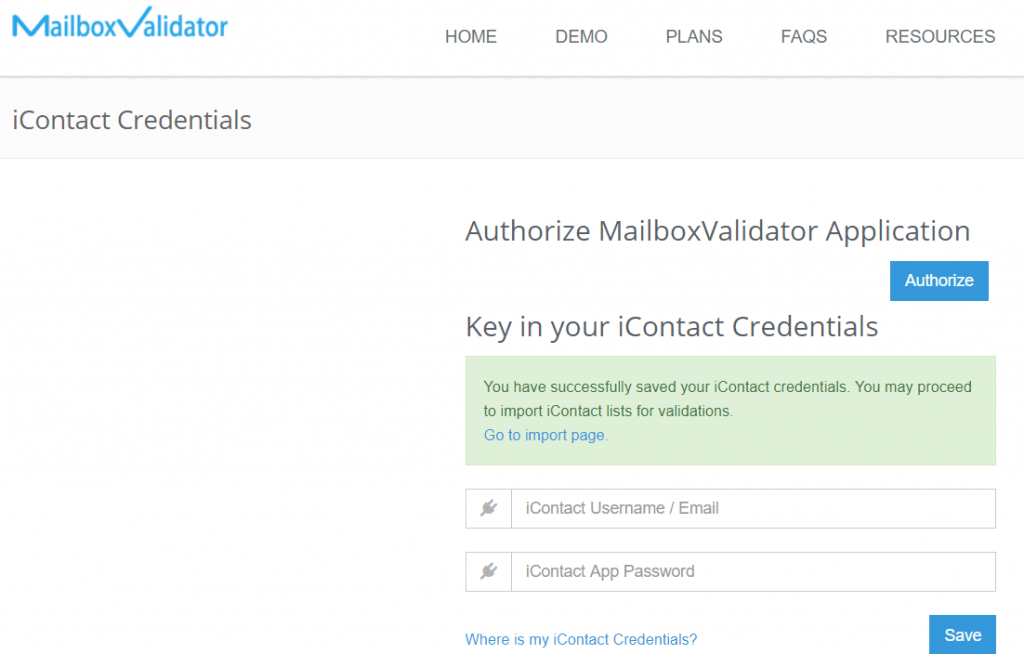 How to import email list from iContact - MailboxValidator Articles