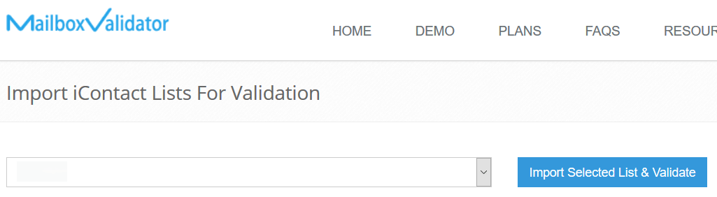 How to import email list from iContact - MailboxValidator Articles