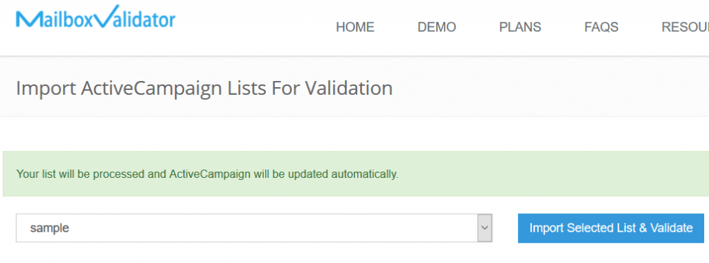 How to import email list from ActiveCampaign - MailboxValidator Articles