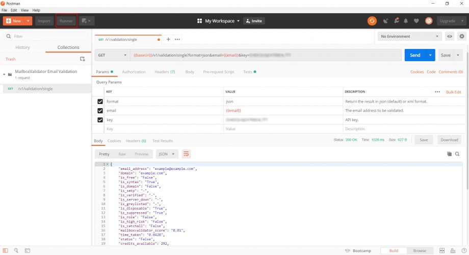 Using Postman To Call Mailboxvalidator Email Validation Api Mailboxvalidator Articles