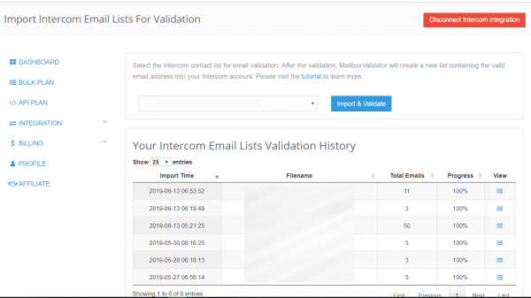 How to import email list from Intercom - MailboxValidator Articles