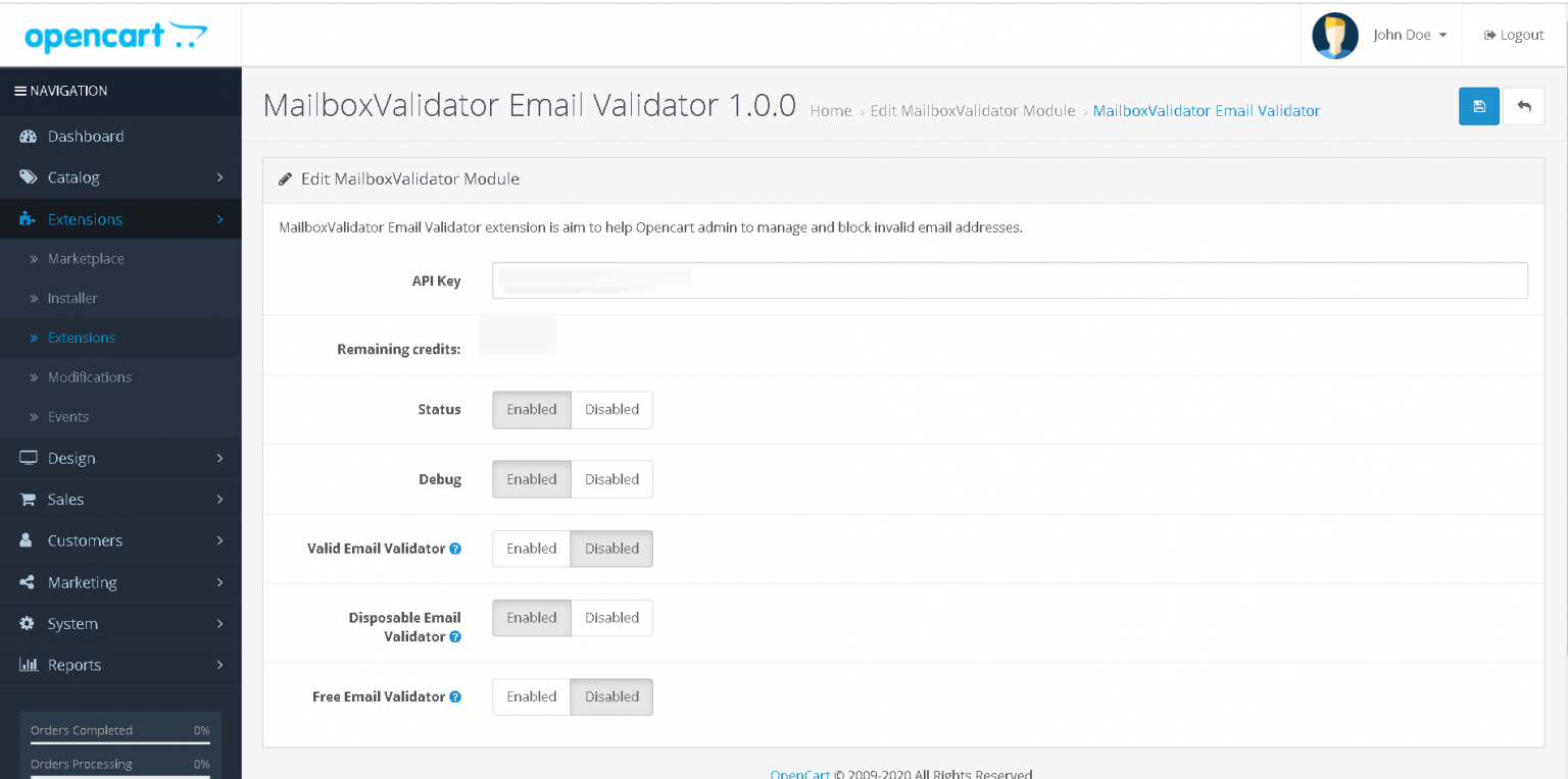 How To Block Invalid Email Sign Up In Opencart Mailboxvalidator Articles